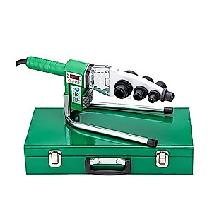 JIAWANSHUN Plastic Water Pipe Welder 110V Plastic pipe welding tool PP/PP-R/PE/PP-C Pipe Welding Machine with 0.79/0.98/1.30in Die Head (M32)
