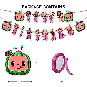 Seyal® Cocomeln Happy Birthday Banner