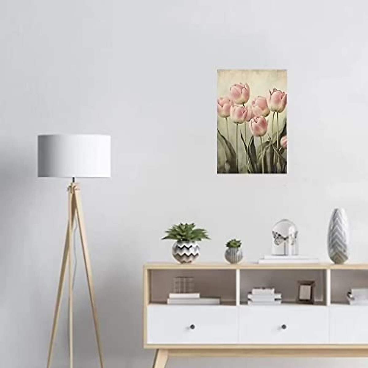 RMSGOZO Unframed Canvas Painting Pond Black Cat - Summer Oil Painting Art Printed Stretch Artwork, For Wall Art Aesthetic Decor 8 X 12 Inch