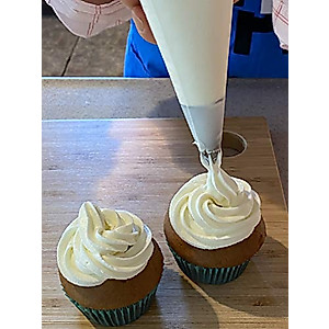 Keenpioneer Floral Decorating Kit, 26 Pastry Bags - 12 inch Disposable Piping Bags, plus 4 Tips