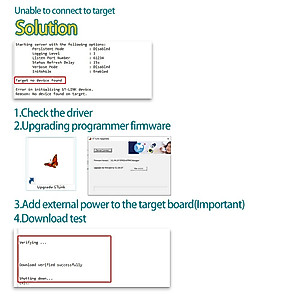ANBE ST-Link/V2 in-Circuit debugger/Programmer for STM8 and STM32 with JTAG SWD Swim Interface Emulator downloader X07C