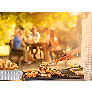 WANBAO 50 PACK 8.3"x6.2" Disposable Tin Foil Pans with Lids 2.25LB Aluminum Pans To Go Containers for Cooking, Baking, Catering Party Meal Prep, Take Out, Freeze