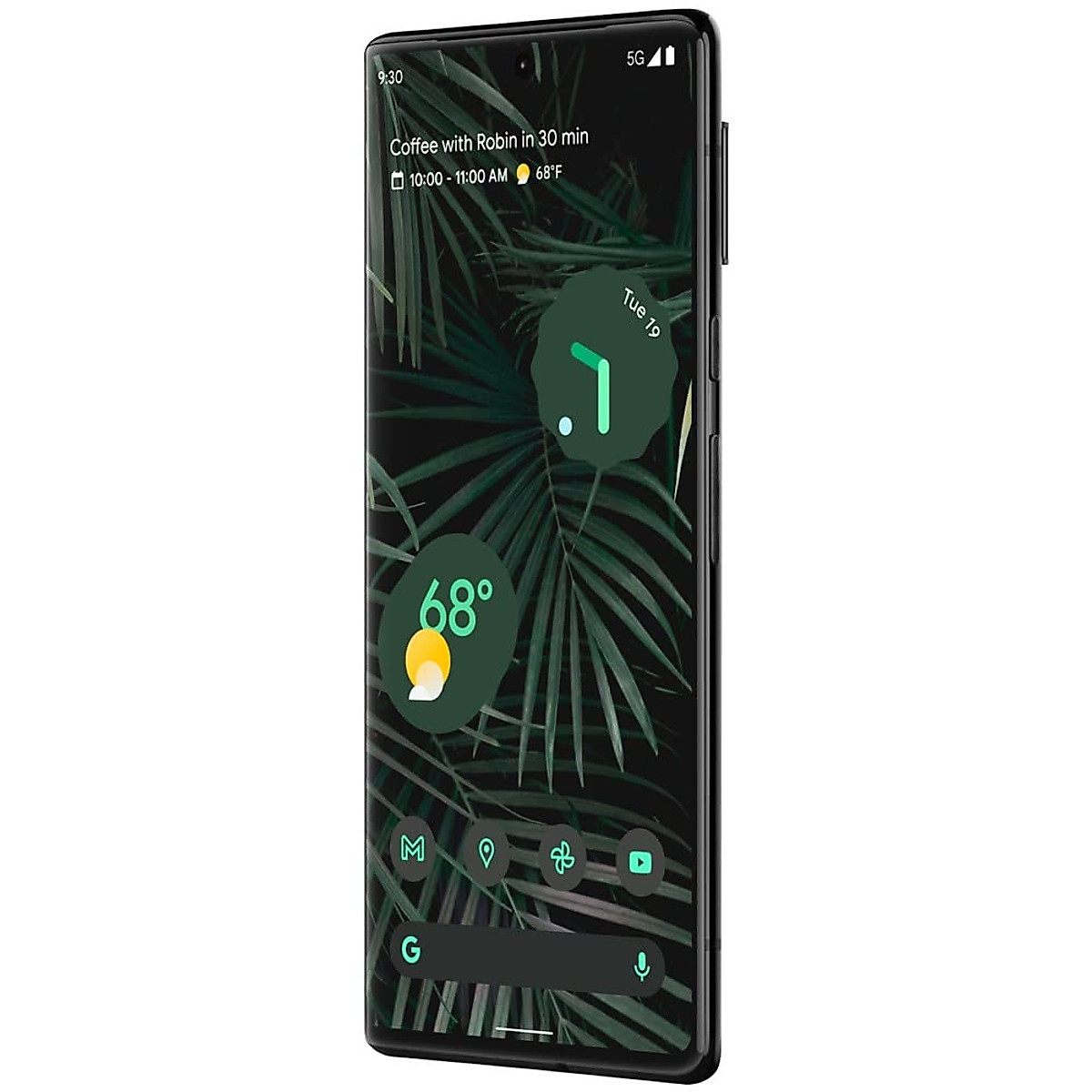 Google Pixel 6 Pro 5G (128GB) 6.71" AMOLED 120Hz, 4K Camera (GSM Unlocked for T-Mobile, AT&T, Global) International Model (Black) (Renewed)