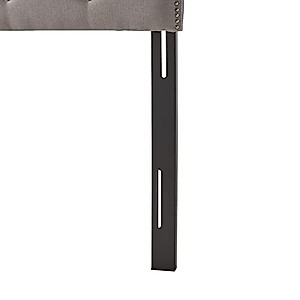 Christopher Knight Home Austell Fabric Headboard, Queen / Full, Light Grey