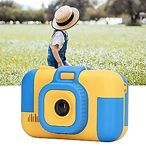 Kids Camera, Blue, OneClick Switching, Kids Digital Camera, Round Cute