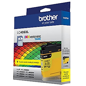 Brother LC406XLY High Yield Yellow Ink Cartridge