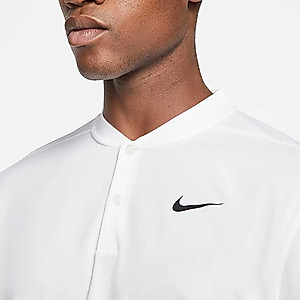 Nike Men's Nike Dri-fit Victory Blade Polo, White/Black, Large