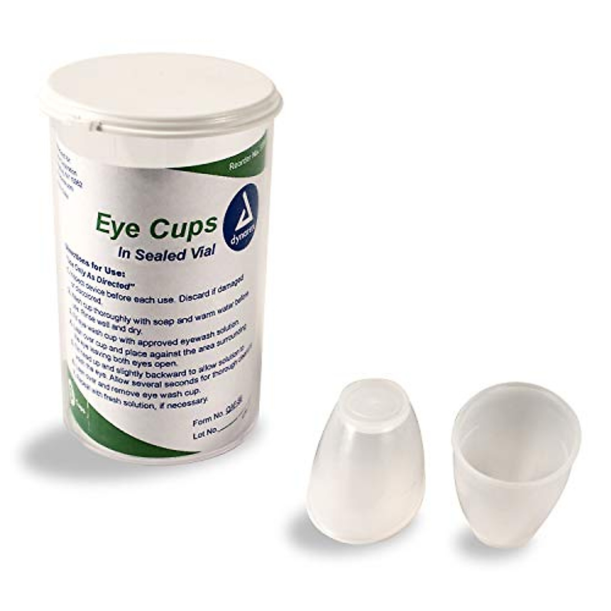 Dynarex Eye Cups in Sealed Vial 6 Cups per Vial