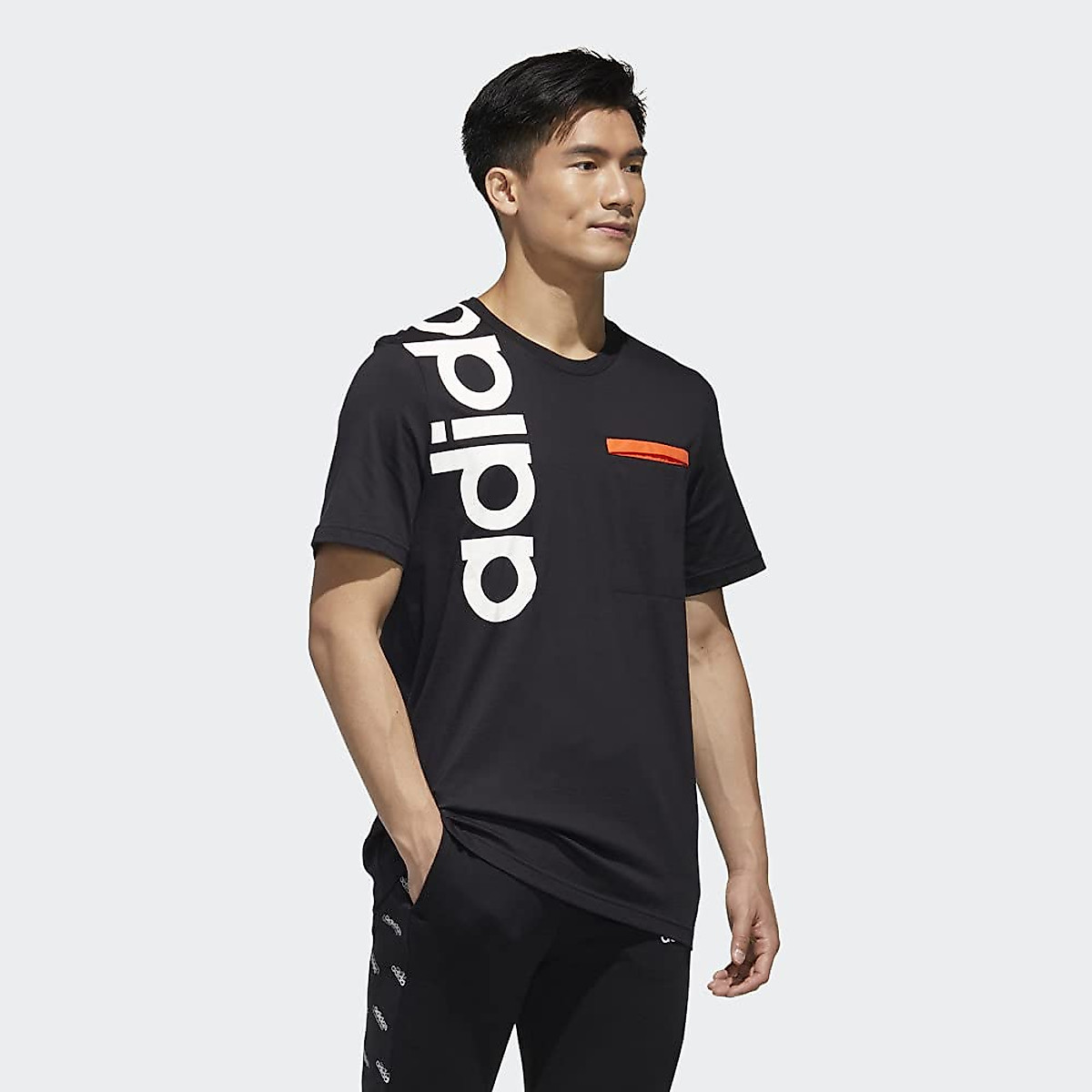 adidas mens New Authentic Tee Black X-Small