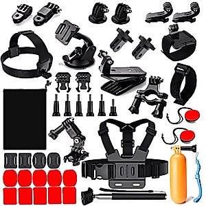 44 in 1 Action Camera Accessory Combo Kit -Compatible with Insta360 One X3,X2，One R, X，for Gopro Here 10,11