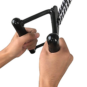 CAP Barbell Double D Handle Cable Attachment, Black