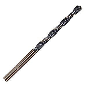 FOCMKEAS 9mm Twist Drill Bit High Speed Steel 4341 Straight Shank Gold and Black Coated Drilling Bits for Home Improvment DIY, Metal/Wood/Plastic