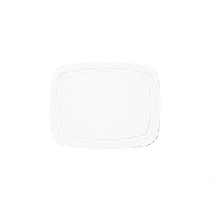 Epicurean Cutting Board with Removable Silicone Corners, 11.5" by 9", White
