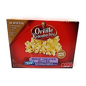 Orville Redenbachers Gourmet Popcorn Movie Theater Butter 12 Ct. Mini (Pack of 2)