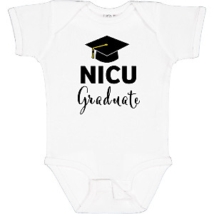 inktastic NICU Graduate-Graduation Hat Baby Bodysuit Newborn 0020 White 35b55