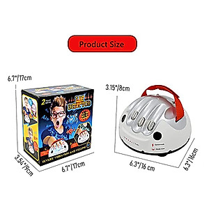 Micro Electric Shock Lie Detector, Shocking Liar Party Game Interesting True or Dare Game Lie Detector Joke Toys Polygraph Entertainment Shock Game,The Best Gift for Truth Game Toys