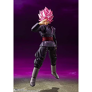 TAMASHII NATIONS - Dragon Ball Super - Goku Black Super Saiyan Rose, Bandai Spirits S.H.Figuarts Action Figure
