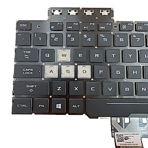 Laptop Replacement US Layout RGB Colorful Backlight Keyboard for Asus TUF Gaming FX505 FX505D FX505DV FX505DD FX505DT FX505DU FX505DY FX505G FX505GT FX505GU FX505GE FX505GD FX505GM FX505A FX504 FX705