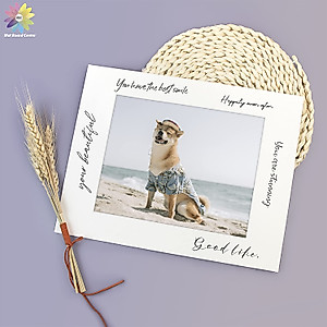 Mat Board Center, 40 Pack White 5x7/8x10/11x14 Picture Mats with White Core Bevel Cut