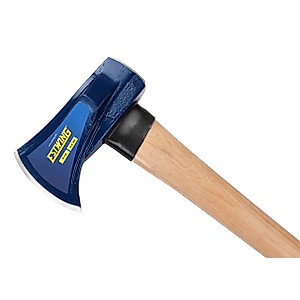 Estwing 8 Pound Wood Splitting Maul Tool with 36 Inch Hickory Wooden Handle, Steel Blade, and Superior Shock Absorption for Effortless Wood Splitting