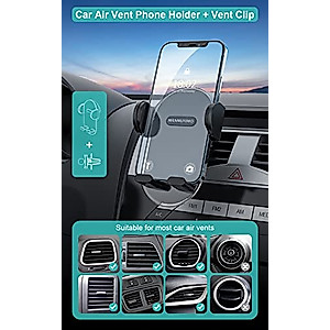 MANMUVIMO CD Phone Mount for Car Phone Holder CD Slot Phone Mount Air Vent Cell Phone Holder iPhone Holder for Car CD Player Mount Holder Compatible with iPhone13 12 11/11 Pro/11 Pro Max