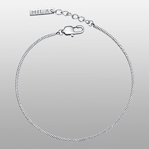 Square Chain Bracelet for Men and Women l Stainless Steel, Minimalist Bracelet, Simple Pure Design, Mens Bracelet, Silver Bracelet Alternative, Made in Miami