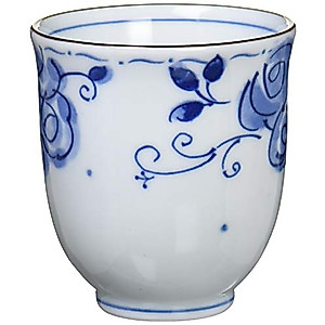 Sanrio 307132 Hello Kitty Blue Rose (Dyed) Tea Cup (with Gift Box), 6.8 fl oz (200 ml), White