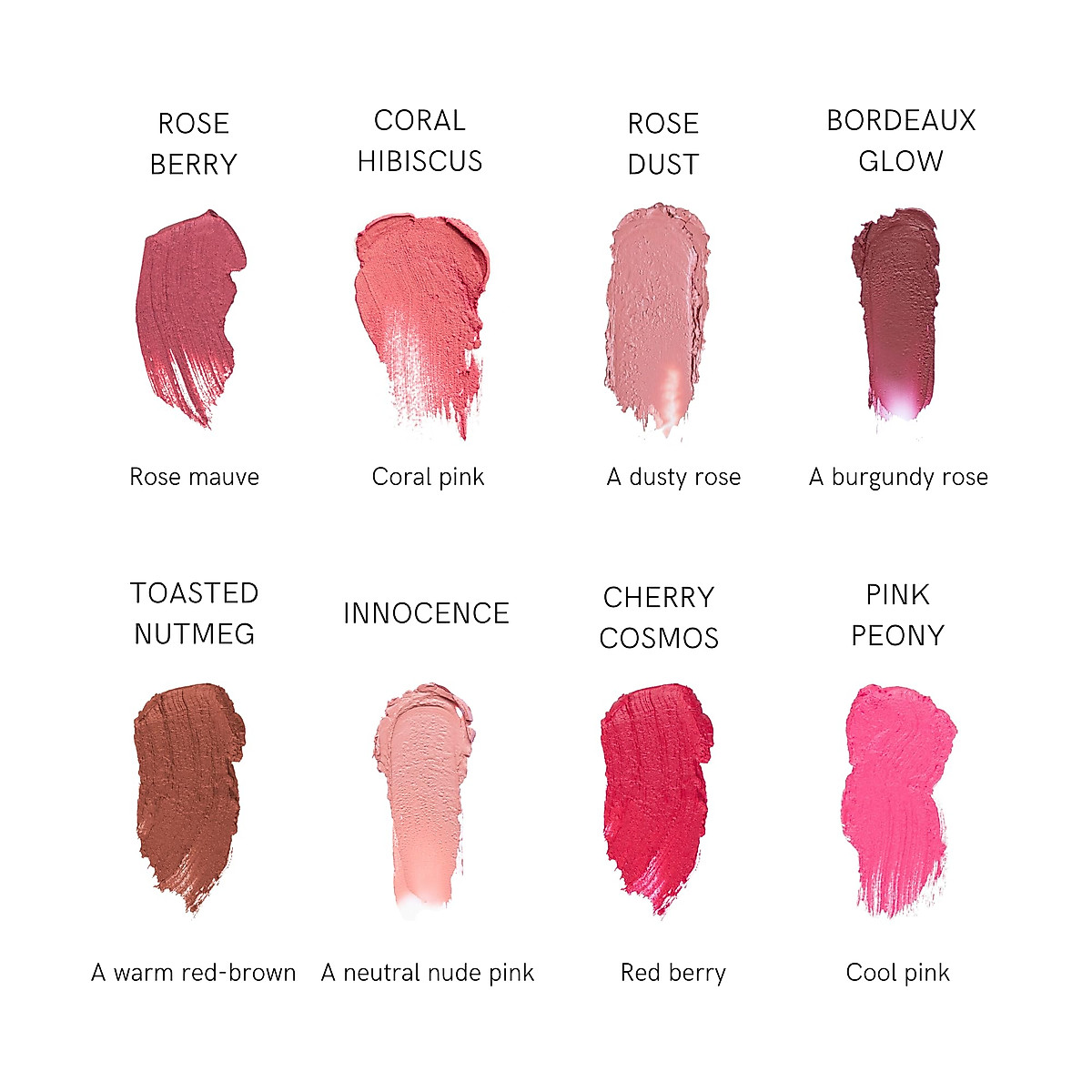 HAN Skincare Cosmetics Vegan, Cruelty-Free 3-in-1 Multistick for Cheeks, Lips, Eyes, Rose Dust | Large