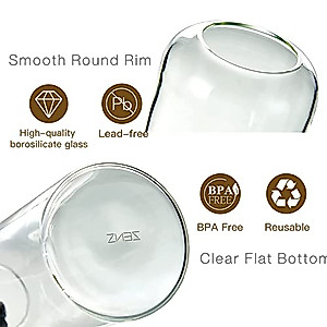 ZENS Bud Vases Set of 3, Modern Small Glass Vases for Flower Clear Bud Vases for Wedding Centerpiece, Blown Thicker Glass Small Vase for Flowers, Wedding Party Events Home Bathroom Decor