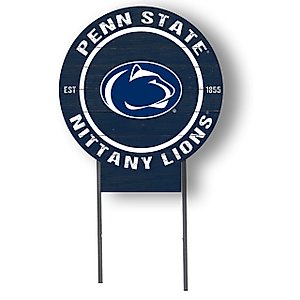 KH Sports Fan Penn State Nittany Lions 20"x20" Circle Lawn Sign, Team Color