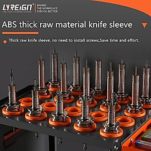 LYREIGN CNC Machine Tools Trolley for Storehouse Factory Garage, CNC Tool Milling Cutter Transfer Cart, Utility Carts Tool Organizers Storage Rack