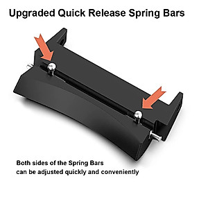 Sankel Stainless Steel Adapter Compatible for Samsung Galaxy Watch 4/5 Strap, Watch Band Metal Replacement Connector for Galaxy Watch 4/5 44mm 40mm, Watch 5 Pro 45mm,Watch 4 Classic 42mm 46mm (Black)