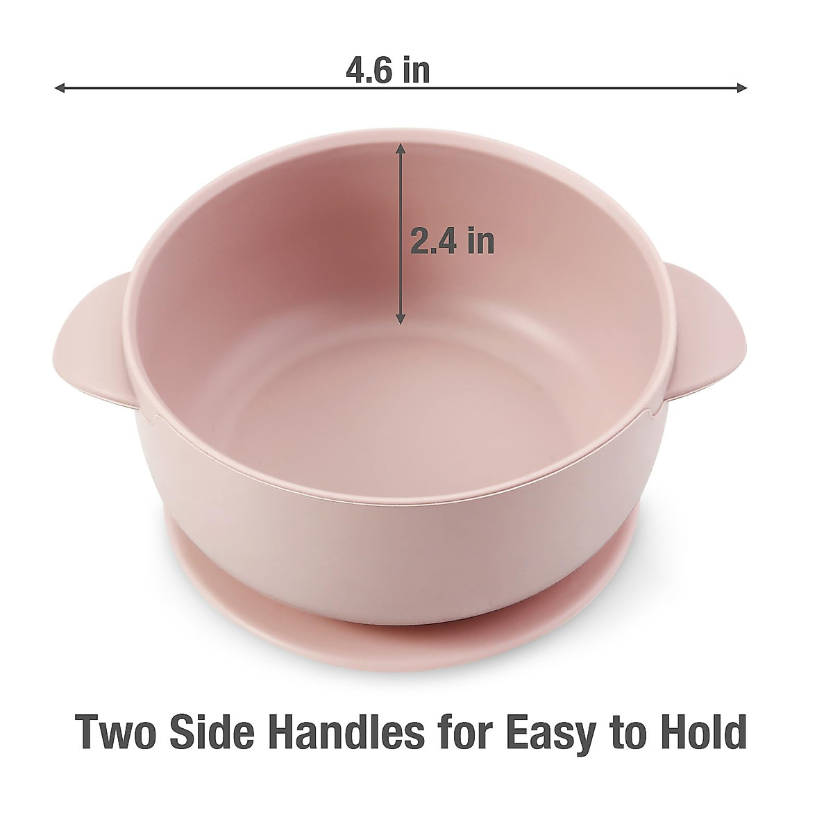 PandaEar Silicone Baby Feeding Set, Baby led Weaning Supplies, Infant Toddler Feeding Set with Silicone Baby Bib, Suction Plate and Bowl Set, Baby Cup, and First Stage Spoon