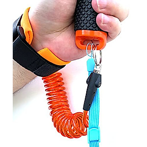Floating Hand Grip Handle Mount and Steel-Cored Safety Wrist Strap GoPro Holder Mount Insta360 AKASO Underwater Camcorder Diving Surfing Snorkeling