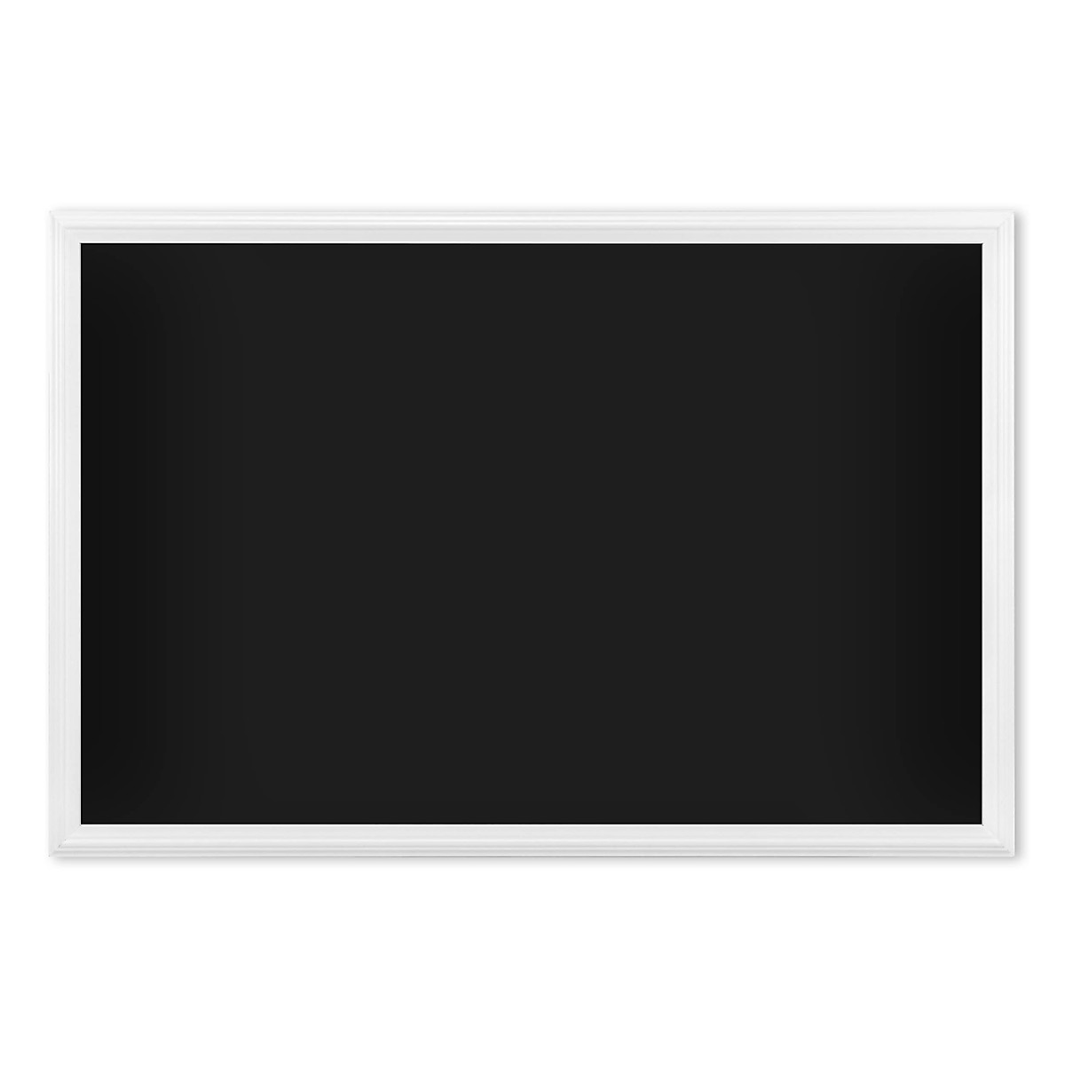 U Brands Magnetic Chalkboard, 30 X 20 Inches, White Décor Frame