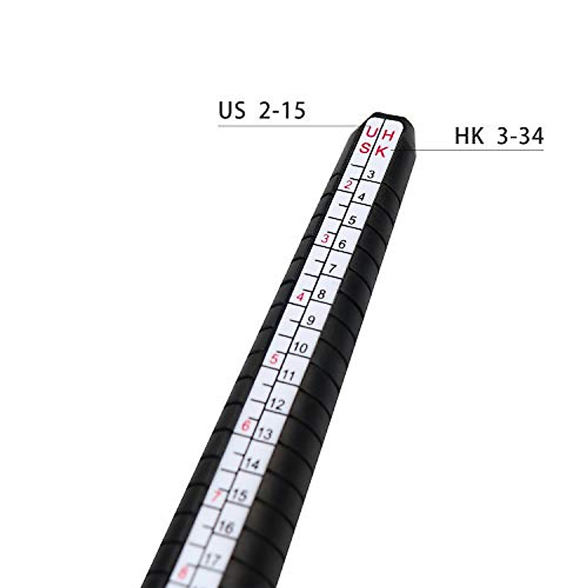 PUPUKA Ring Sizer, US Size 2-15 EUR Size 41-76 with Half Size, Easy-to-Use Ring Sizer Measuring Tool