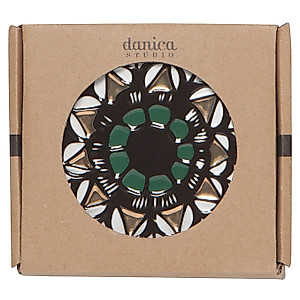 Now Designs Ceramic 4 Shadowvale Coaster Set, Multicolor