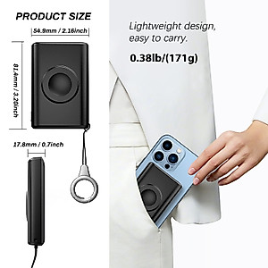 Portable Charger for Apple Watch 8 iPhone, 3000mAh Power Bank Wireless Portable Charger for Mag-Safe iPhone 14 13 Pro Max 12 Pro iWatch 8 7 6 5 4 3 2 Series,Travel Magnetic iWatch Battery Pack