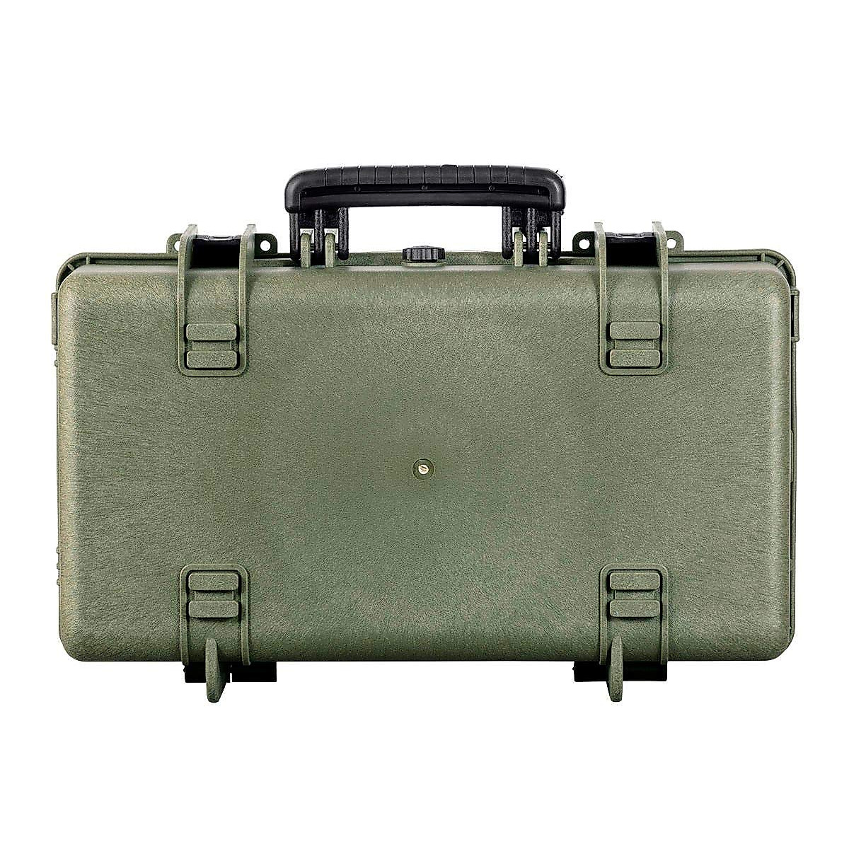Monoprice Weatherproof Hard Case - 22in x 14in x 8in, OD Green with Customizable Foam, Shockproof, IP67