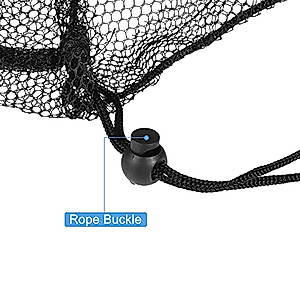 MECCANIXITY Electric Fan Dust Cover 16 Inch Lace Decor Washable Dustproof Guard Mesh Net for Protection, Black Pack of 3