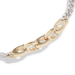 Coach Women's Signature Mixed Chain Bracelet