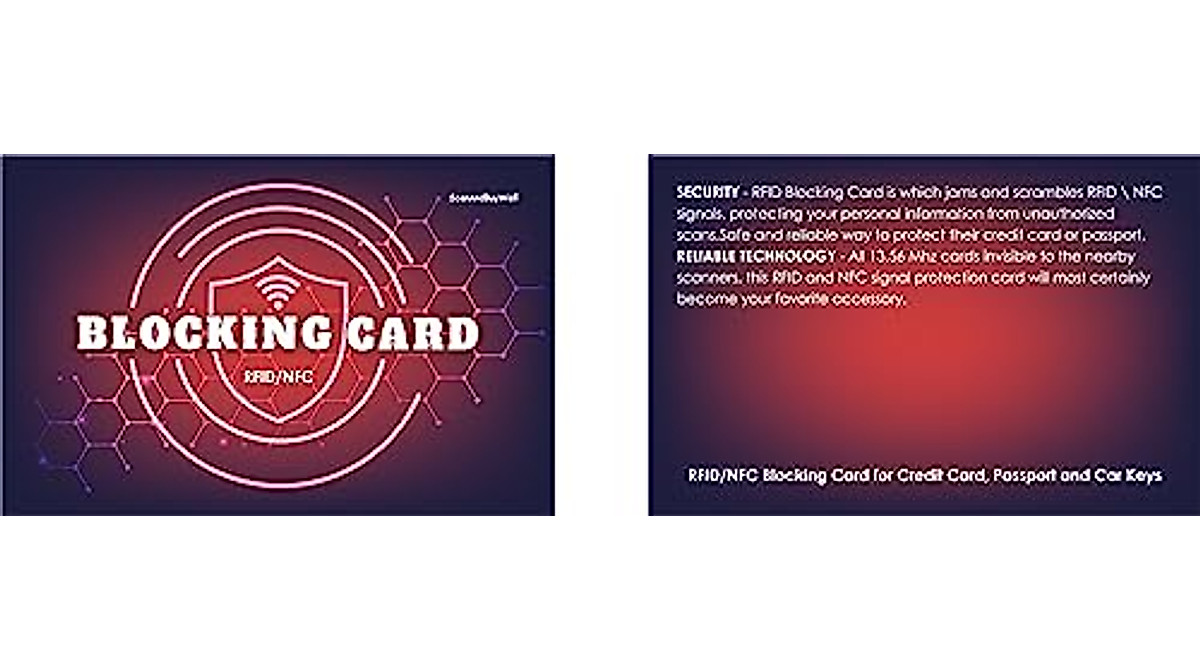 Secure Your Data with ScanAndBuyWall's RFID Blocking Cards