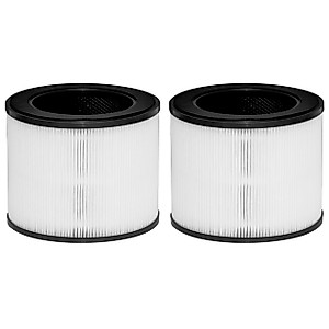 CHAMONNY MA-22 True HEPA Replacement Filter, Compatible with MA Series MA-22 Air Purifier, 3-in-1 H13 True HEPA Filter and Activated Carbon Filter, 2 Pack