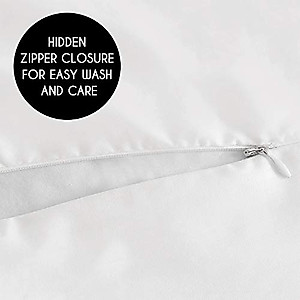 Sweet Jojo Designs Navy Blue, Lime Green and White Decorative Accent Throw Pillows for Stripe Collection - Set of 2