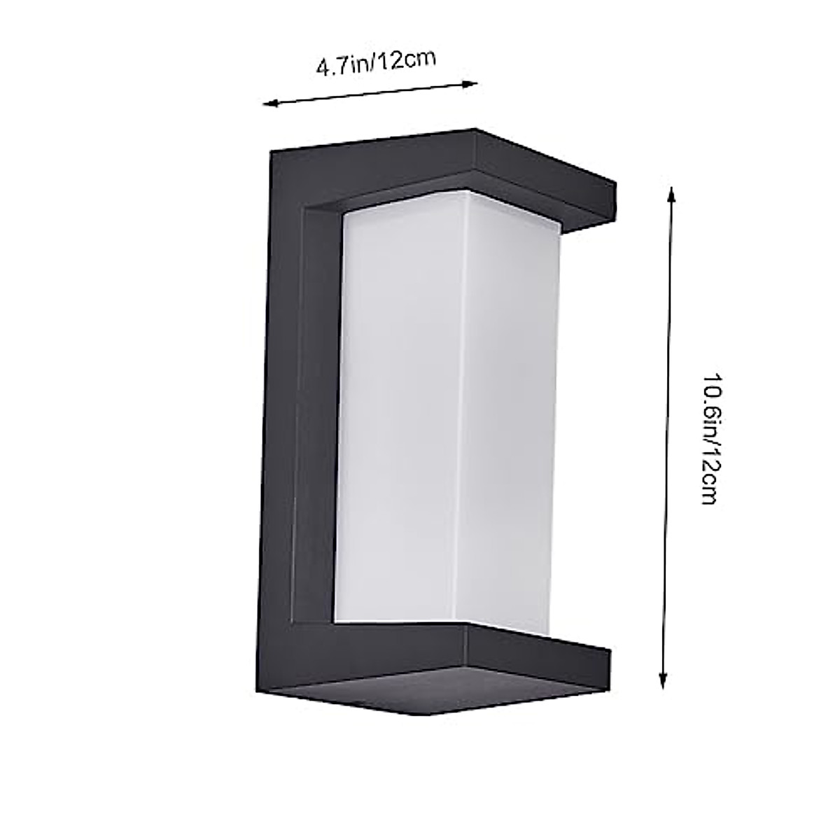 Uonlytech Garden Wall Light Exterior Outdoor Wall Lights Outdoor Sconces Wall Lighting Outdoor Landscape Lights Landscape Lights for Lawn Bathroom Night Light LED Wall Lights Yard Light LED