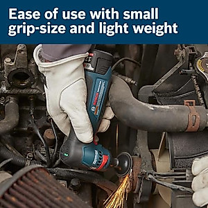 BOSCH GWG12V-20SB23 12V Max Brushless 1/4 In. Right Angle Die Grinder Kit with (2) 3.0 Ah Batteries