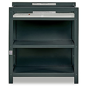 Dream On Me Synergy Convertible Crib and Changer in Olive with Detachable Changing Table, JPMA Certified, 1” Changing pad