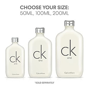 Calvin Klein CK One Unisex Eau de Toilette, 3.4 Fl Oz