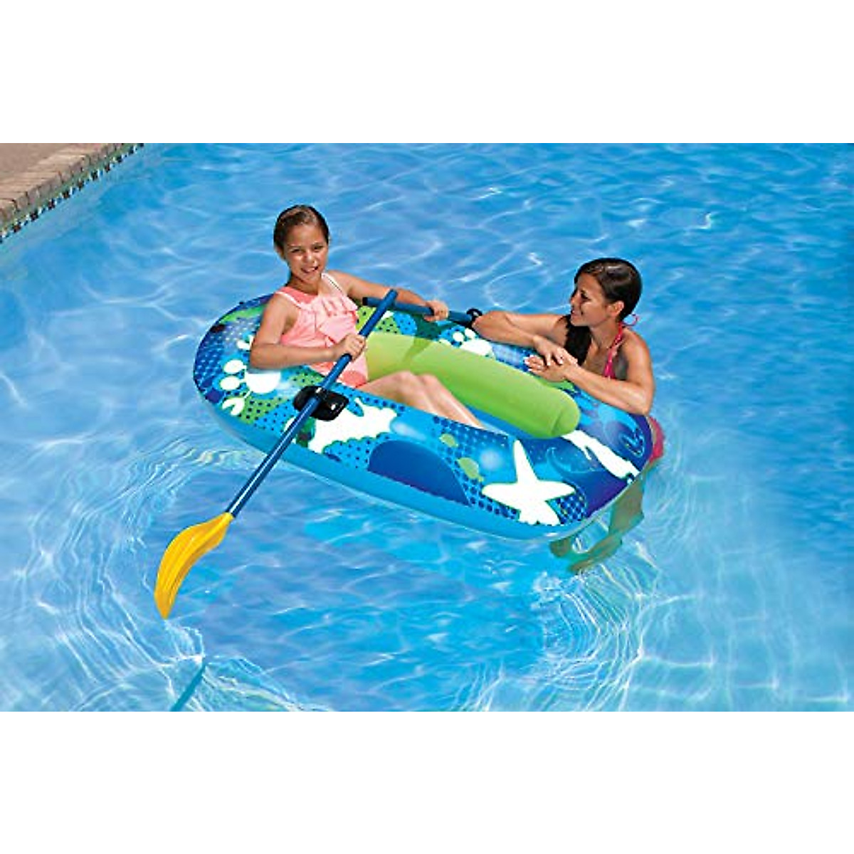 Poolmaster 87320 Swimming Pool and Lake Inflatable Boat, Deep Sea, Size, One Color