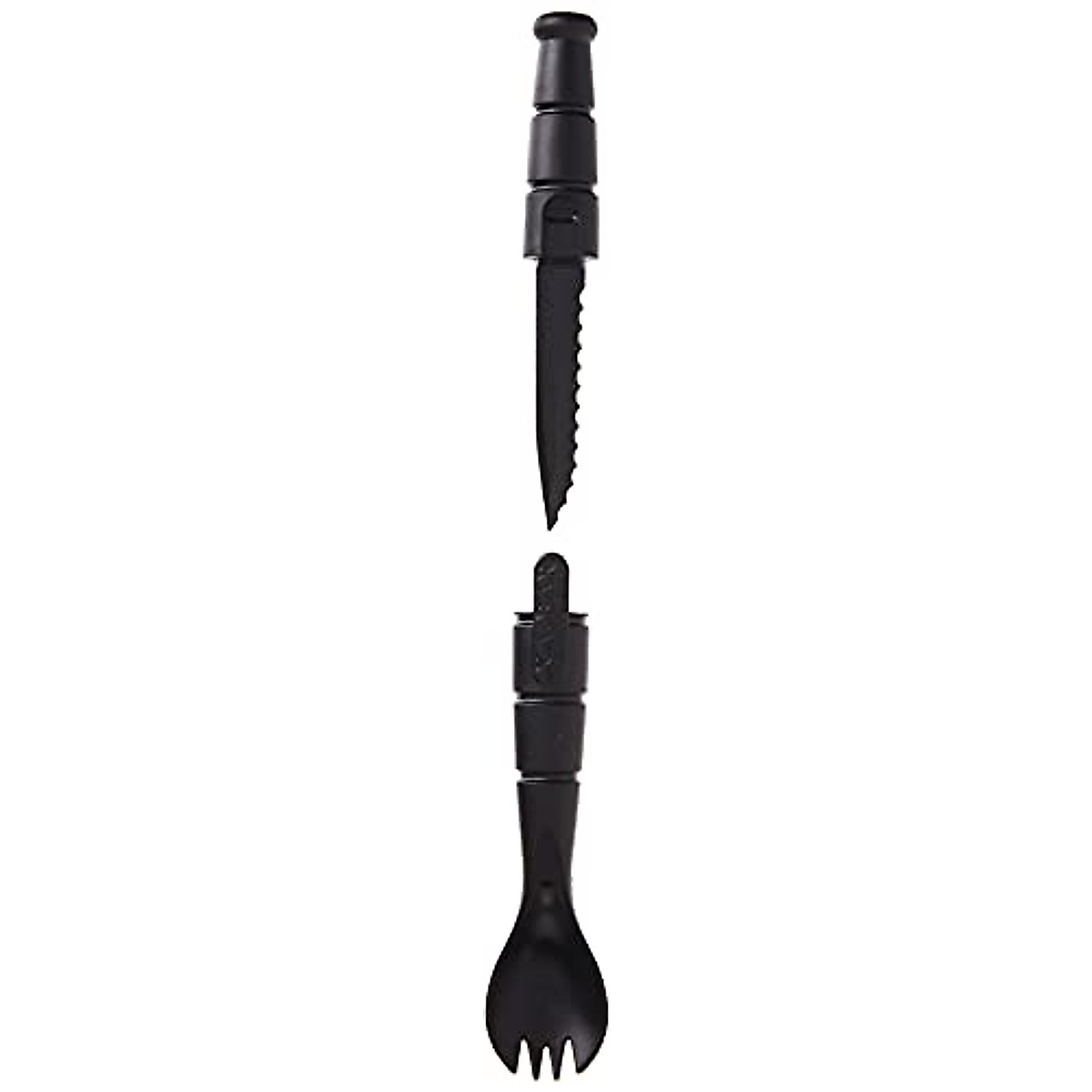Ka-Bar Tactical Spork (Spoon Fork Knife) Tool 9909 Black, 1 Pack